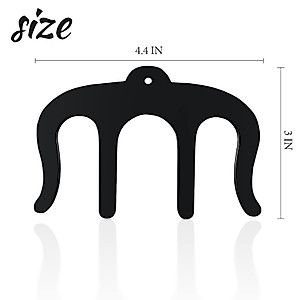 Book Clip Page Holder 2 Pieces Metal Sheet Music Holders for Sheet Music Stands Pianos Book Reading (Black)