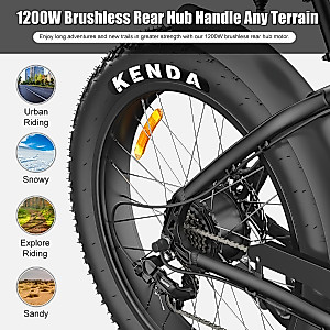 Hidoes 1200W Electric Bike for Adults, Fast Dirt Bike, E Bike with 26" Fat Tire Ebike, Fast Charge 48V 18.2Ah Battery 37.2Mph 35Miles Mountain Bike