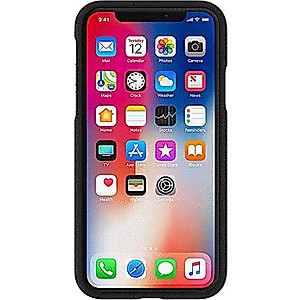 TUMI Vertical Slider Case Series Cover for Apple iPhone X 10 - Black/Silver