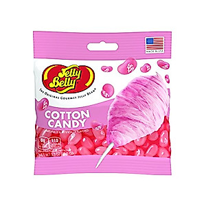 Jelly Belly Cotton Candy Jelly Beans Bags - 3.5 oz (12 Pack)