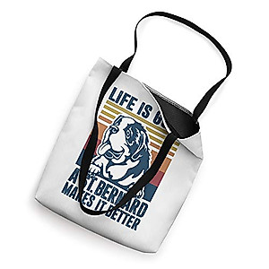Saint Bernard Gifts For Women Men Dog Mom Dad St Bernard Tote Bag