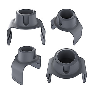 CouchCoaster - The Original and Patented Armrest Couch Cup Holder – A Weighted, Silicone, Anti Slip Coaster Stops Spills On Your Sofa, Arm Chair Or Recliner and Keeps Drinks Within Reach, Steel Grey