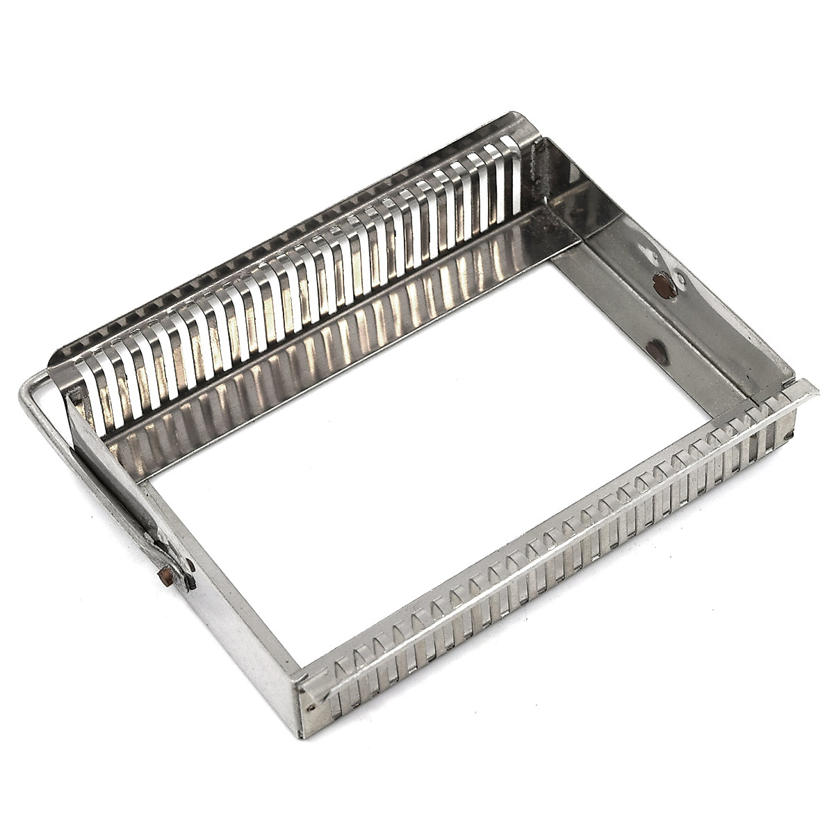 EISCO Staining Rack, 25 Slides, Aluminum with Handles