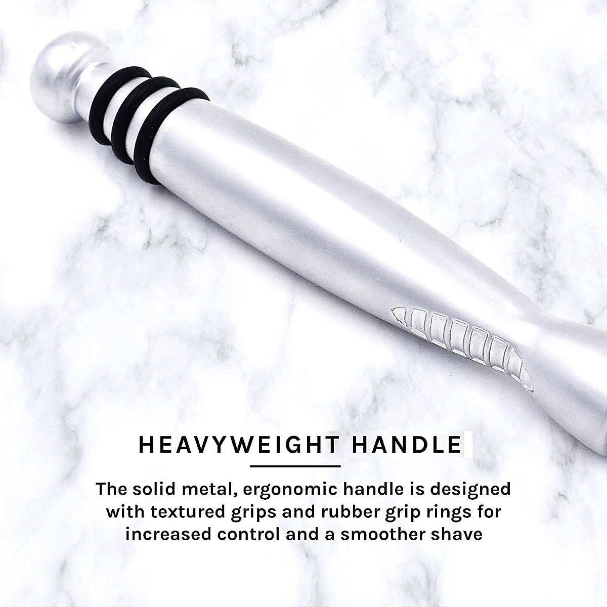 Taconic Shave, Gillette Sensor & Sensor Excel Compatible Heavyweight Triple Blade Pivot Head Razor, Includes 1 Preloaded Blade - Delivers a Smooth, Close & Comfortable Shave