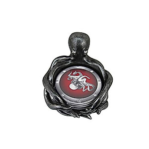 World of Wonders Octopus Drink Coasters Absorbent with Holder | Outdoor Coaster and Housewarming Gifts for New Home | Coasters Set of 4 | Ocean Coasters for Drinks - 6"