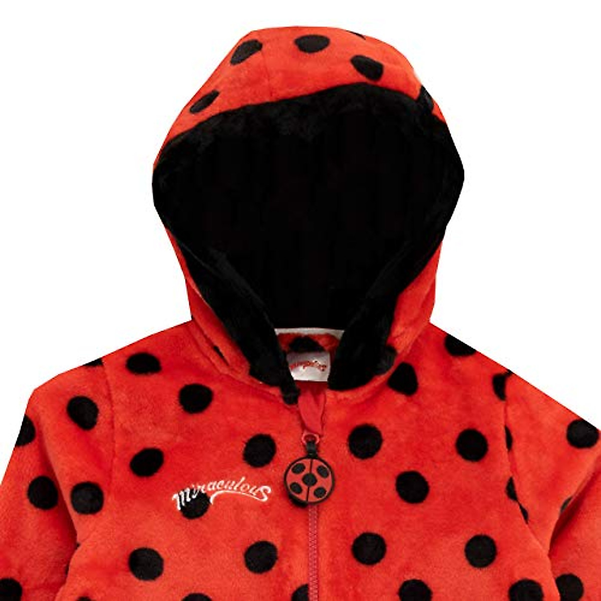 Miraculous Girls' Ladybug Onesie Size 7 Red