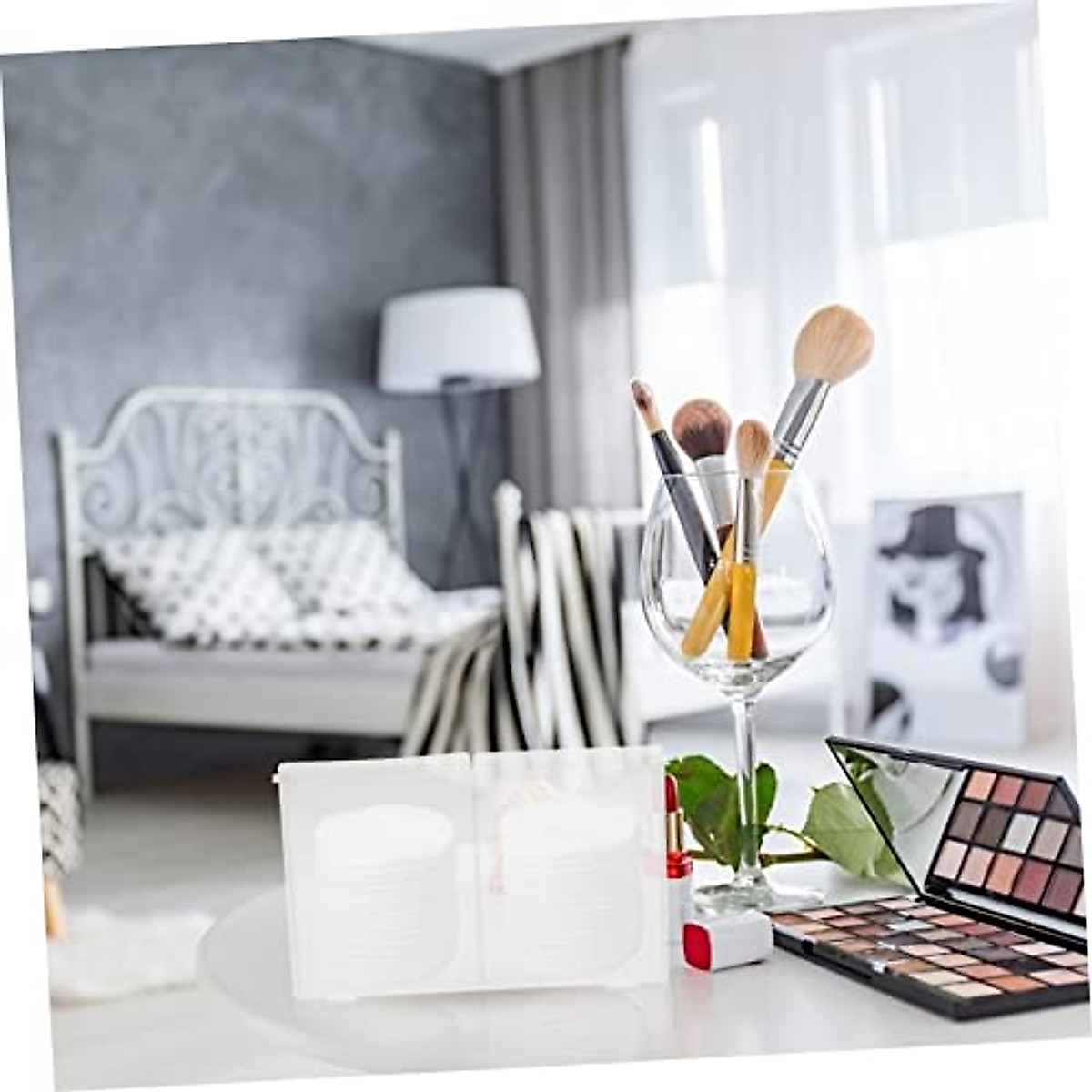 FOMIYES 3pcs Nail Towel Storage Box Drawer Organizer for Makeup Desk Dispenser Desktop Stationery Box Cotton Swab Container Makeup Brush Holder Makeup Cotton Pad Organizer Cotton Pad Box