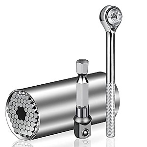 Gifts for Men,Stocking Stuffers for Men Mens Gifts for Christmas Mens Stocking Stuffers Universal Socket Tool - Super Socket Universal Socket Men Stocking Stuffers for Christmas Socket Wrench Set
