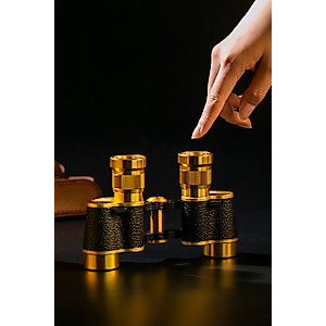 Fetch Falcon Full Metal Body FMC BAK4 HD 8x24 Binoculars(Third Generation High-Powered, Water-resistance, and Portable) Ideal for Camping, Hunting, Tourism, and Mountain Climbing (Rose Bronze)