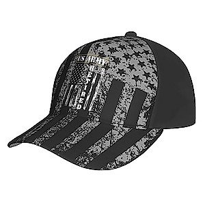Tavos Army Retired American Flag Trucker Hat for Men - Baseball Snapback Cap Outdoors American Flag
