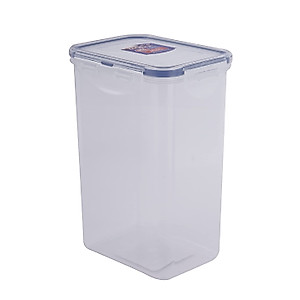 LocknLock Easy Essentials Pantry Rectangular Food Storage Container, 5.5 Cup - Clear