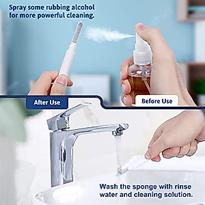 Cleaner Kit for AirPods, 3-in-1 Multifunctional Wireless Earbuds Cleaning Kit for AirPods Pro, Bluetooth Earbuds Cleaning Pen with Sponge, Brush, Metal Tip