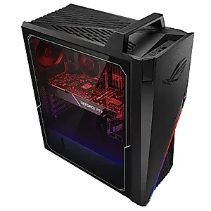 ASUS ROG Strix GT15 Gaming Desktop Computer, Intel Hexa-Core i5-10400F up to 4.3GHz, 8GB DDR4 RAM, 512GB PCIe SSD, GeForce GTX 1660 Super 6GB, WiFi 6, Bluetooth 5, Type-C, HDMI, Windows 10