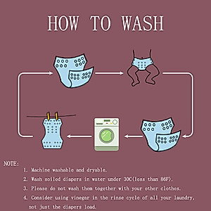 Swim Diaper, Reusable Swim Diaper Adjustable, Soft, Breathable, Waterproof, Boys & Girls Baby Swim Diaper Sizes N–5(6-33lbs)