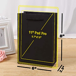 SHIPKEY 10 Pack Small Gift Bags | 6x2.5x8inch Black Gift Bags, Gift Bags for Men, Wedding Gift Bags, Black Paper Bags