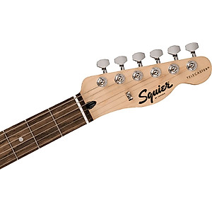 Squier Bullet Telecaster SS Electric Guitar, with 2-Year Warranty, Black, Laurel Fingerboard