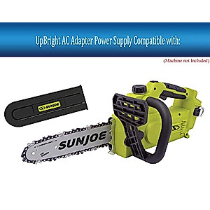 UpBright 26V AC/DC Adapter Compatible with Snow Sun Joe 24V-10CS-CT 24V-10CS-RM SunJoe SnowJoe 24-Volt 4.0-Ah iON+ Li-ion Battery 10-Inch Cordless Chain Saw Chainsaw 24V10CS Power Supply Cord Charger