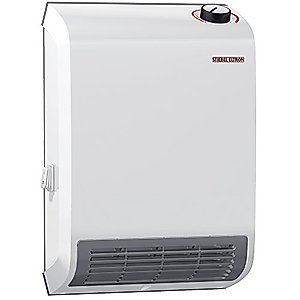 Stiebel Eltron 236304 CK Trend Wall-Mounted Electric Fan Heater, 1500W, 120V White