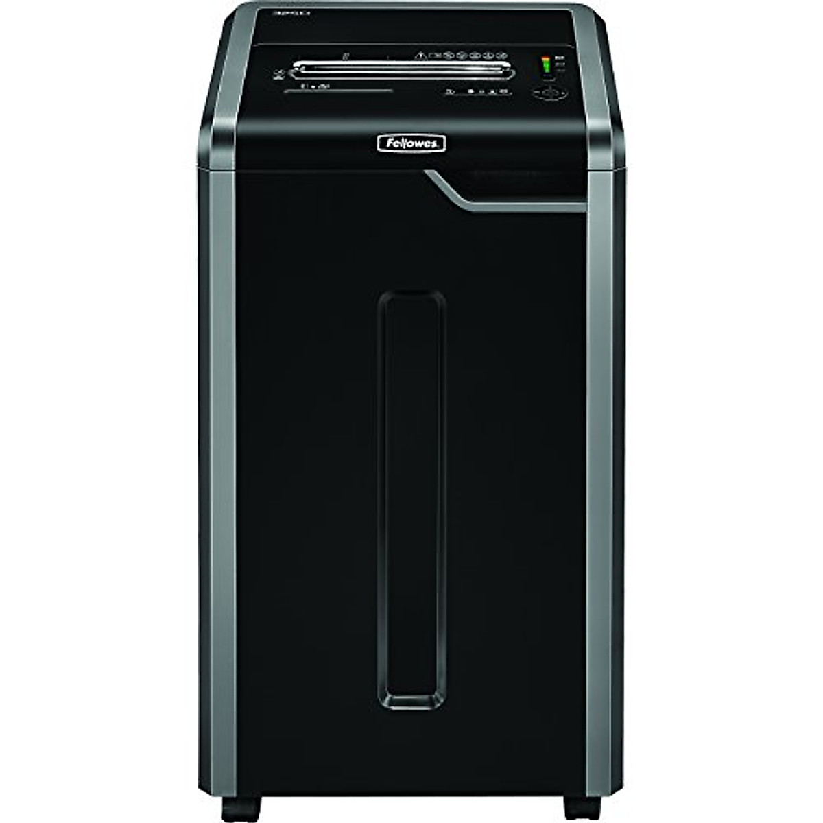 Fellowes Powershred 325Ci 100% Jam Proof 22-Sheet Cross-Cut Commercial Grade Paper Shredder (3831001) , Black