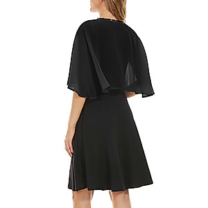 Rheane Shawls and Wraps for Evening Dresses Black Shawl Shawls and Wraps for Evening Dresses Formal Shawls and Wraps for Weddings Formal Shawl Shawl for Women (Black)