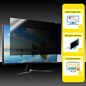 19.5 Inch Privacy Screen Filter for Widescreen Monitor (16:9 Aspect Ratio) - Please Measure Carefully!
