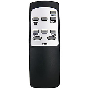 Replacement for Altra Flame AltraFlame Electric Fireplace Heater Remote Control FA23V60L-C7 FA23V60L-C8 FA26V60L-C7 FA26V60L-C8