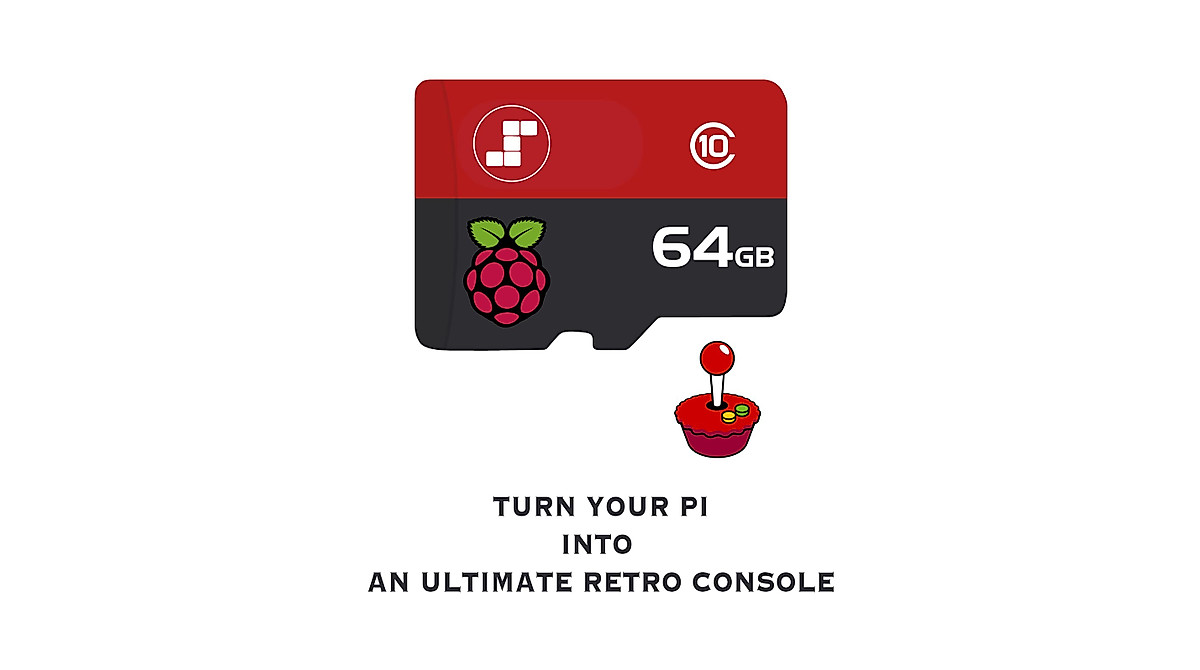 Sonicon RetroPie MicroSD Card for Raspberry Pi 4