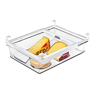 OXO Good Grips Fridge Undershelf Drawer 14 in - for Deli Meat, Cheese, Produce and More