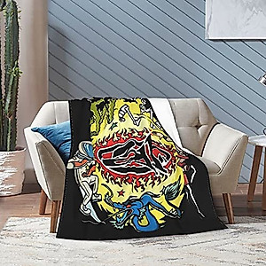 STYLOPUNK 311 Band Throw Blankets Lightweight Flannel Blankets Funny Fleece Bed Blanket All Seasons 80"X60"