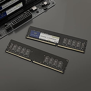 Timetec 32GB KIT(2x16GB) DDR4 3200MHz (or 2933MHz or 2666MHz) PC4-25600 CL22 1.2V Non-ECC Unbuffered 2Rx8 Dual Rank 288 Pin UDIMM Desktop PC Computer Memory RAM Module Upgrade