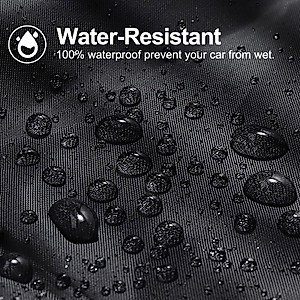 tonhui Small and Large Kids Ride-On Truck Toy Car Cover, Electric Jeep Power Wheels Cover, Protect Electric Kids Car Toy Vehicles, Outdoor Water Resistant