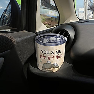 NANOOER Gifts for Wife,Anniversary Romantic Valentines Day Gifts for Her Wife from Husband,Birthday Mothers Day Thanksgiving Christmas Gifts for Wife, Ideas Stainless Steel Tumbler Wife Gifts, 20oz