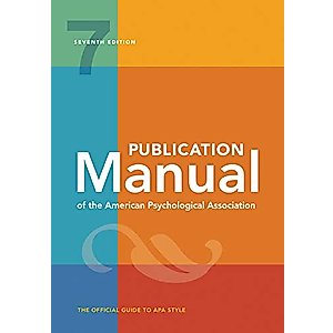 Publication Manual (OFFICIAL) 7th Edition of the American Psychological Association
