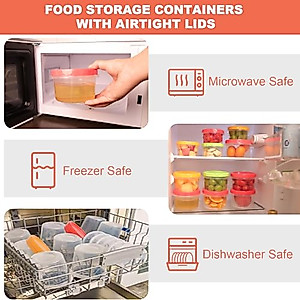 NAICHA Soup Containers with Lids 16 Oz 10 Pack green Soup Storage Containers with Screw Lid Reusable BPA Free Deli Food Storage Containers with Leak Proof for Microwave, Dishwasher, Freezer Safe