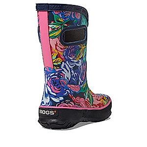 BOGS Rain Boot Garden (Toddler/Little Big Kid), Rose Multi, 4 US Unisex
