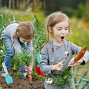 Kids Gardening Tools - Includes Sturdy Tote Bag, Watering Can, Gloves, Shovels, Garden Stakes, and a Delightful Children's Book How to Garden Tale - Kids Garden Tool Set for Toddler Age on up.