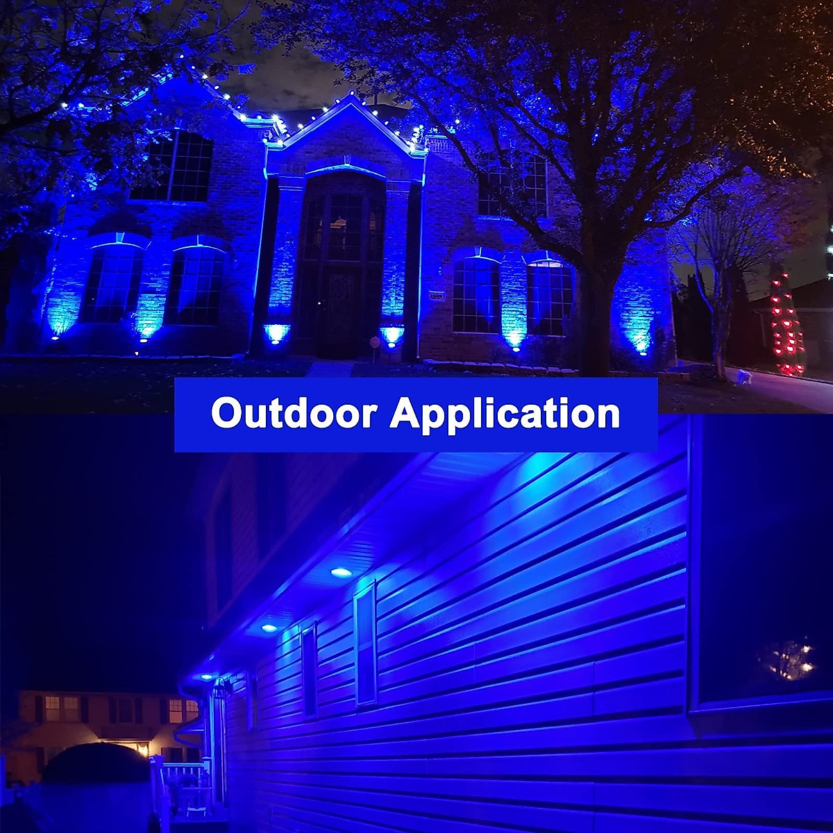 U4GLORY LED Par38 Blue Light Bulb - 15W(100Watt Equivalent) Blue LED Light Bulbs, E26 Base Flood Light Bulbs Perfect for Party Decoration, Porch, Home Lighting, Halloween, Christmas, Outdoor, 2 Pack