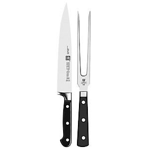 ZWILLING Professional S 2-Piece Razor-Sharp German Carving Knife Set, Made in Company-Owned German Factory with Special Formula Steel perfected for almost 300 Years, Dishwasher Safe