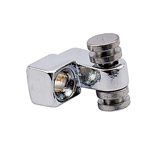 Musiclily Pro Steel Guitar Roller String Guides Roller String Trees Retainer for Strat Stratocaster Tele Telecaster Electric Guitar Replacement, Chrome (Set of 2)