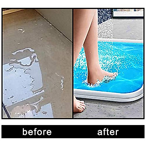 39 Inch Collapsible Threshold Water Dam for Shower Stall,Silicone Shower Barrier Keeps Water Inside Threshold,Bathroom Water Stopper,Flood Shower Barrier,Dry And Wet Separation