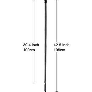 Bingfu Foldable CS Tactical SMA Female Ham Radio Antenna 2-Pack Dual Band VHF UHF 136-520MHz 42.5 inch Antenna for Kenwood Baofeng BF-F8HP UV-5R UV-82 BF-888S GT-3 Ham Two Way Radio Walkie Talkie