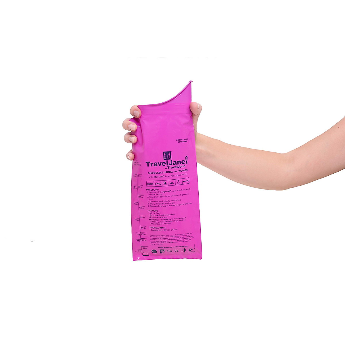 TravelJane Disposable Urinal (TJ1R-C) - 6 Pack