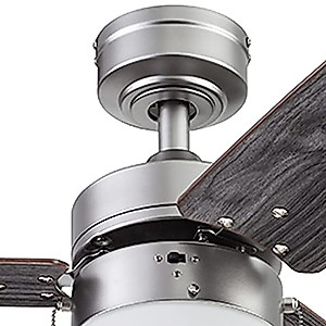 Prominence Home 51478-01 Reston Ceiling Fan, 42, Pewter