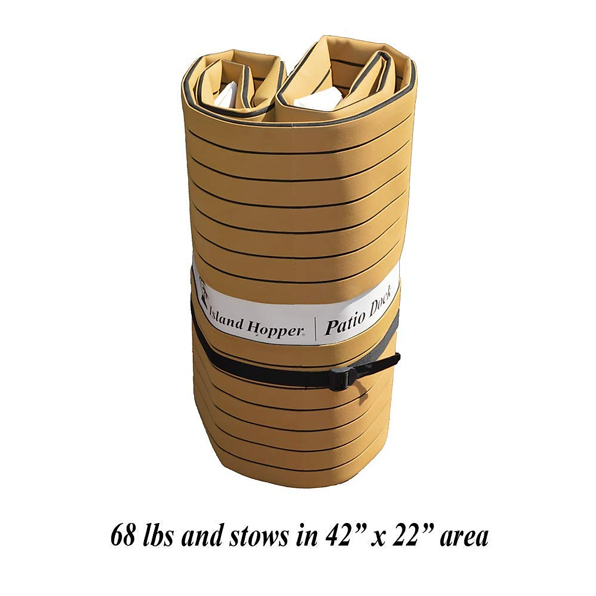 Island Hopper Patio Dock 15 Foot Inflatable Swimming Water Platform Dock (A 15' Patio Dock)