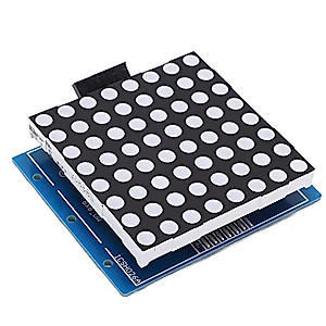 Kadimendium LED Matrix Control Module, High Speed 74HC595 Chip DC5V LED Matrix Module Display Kit Bright Easy to Drive for Sensor Expansion Board