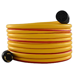 Conntek 30Amp L14-30 Generator Extension Cord 4 Wire 10 Gauge 125V 250V 50-Foot UL Listed