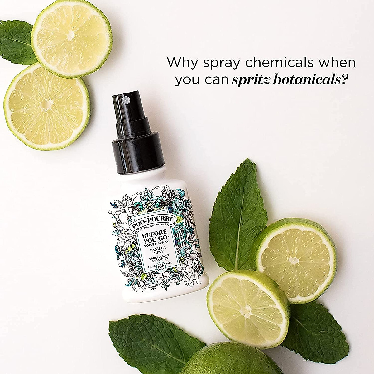 Poo-Pourri Before You Go, Vanilla Mint Scent, 59 ml (Pack of 1)