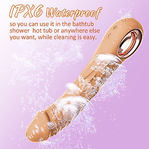Nosakki Realistic Vibrator Dildo for Women, Sex Toys Clitoris G Spot Anal Stimulator with 10 Powerful Vibration Mode, Waterproof Powerful Vibrator for Couples