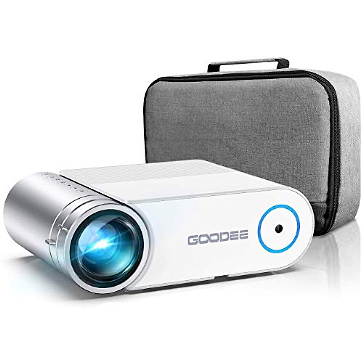 GooDee G500 1080P Projector - 200" Screen, Home Theater