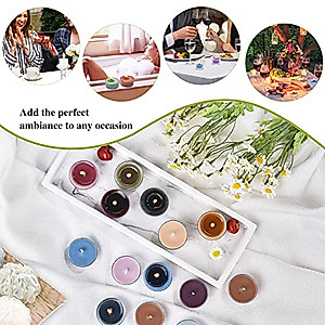 Sungmor 16 Pack Tea Lights Scented Candles, Small Premium Scented Tea Warmer Candles, Aromatherapy Relaxing Mini Tealight Candles for Beauty Salon Home Office, 100% Natural Soy Wax No Lead Smokeless